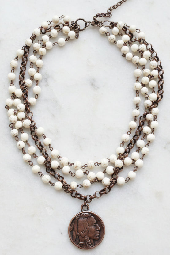 Copper Coin Necklace – Cinderella Ranch Boutique